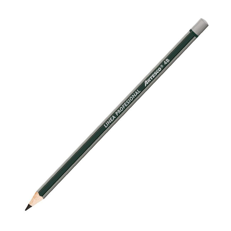 Lápiz 4B sin borrador grafito profesional Artesco - Ofimarket