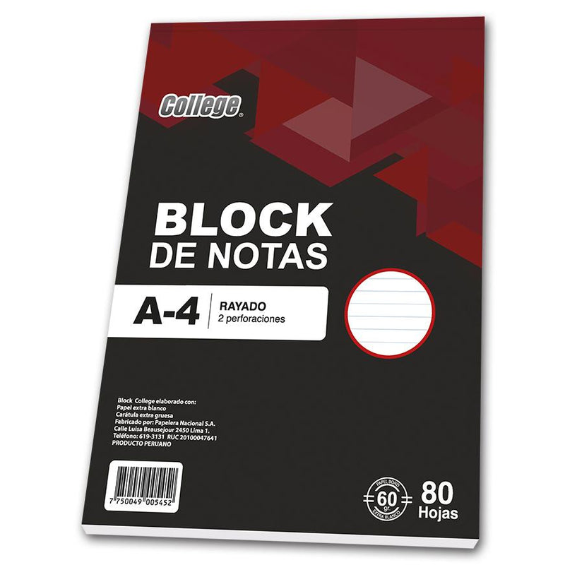 Blocks Rayados, Cuadriculados y Triple Renglón - Ofimarket